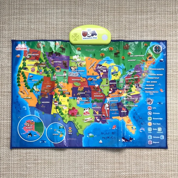 Toys | My Usa Interactive Map Iposter | Poshmark